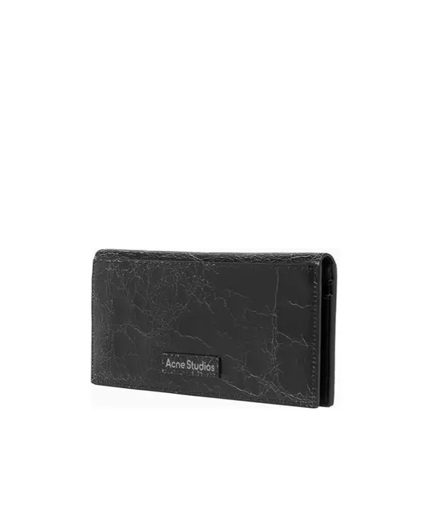 Acne Studios Logo Detailed Foldover Wallet