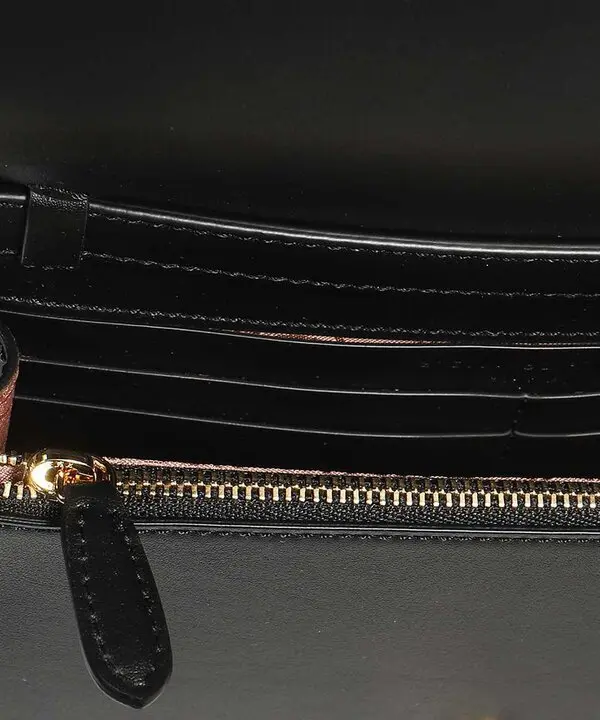 Stella McCartney Rhinestones-embellished S-wave Mini Wallet