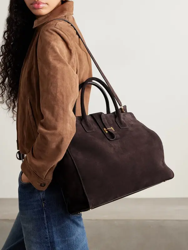 NILI LOTAN Lou Shoulder Bag - Brown