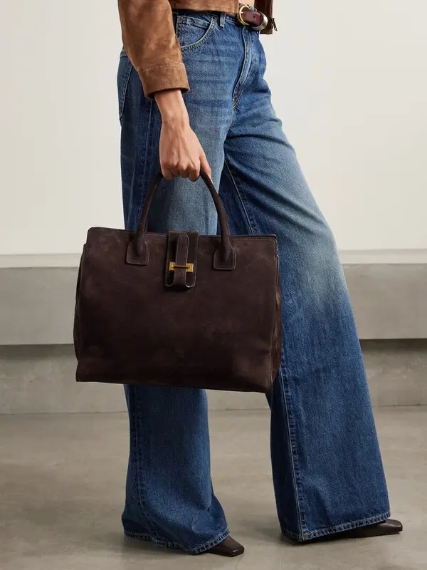 NILI LOTAN Lou Shoulder Bag - Brown