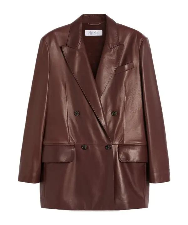 Max Mara Nappa Leather Olimpia Jacket