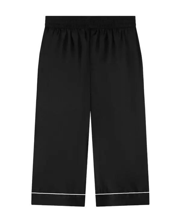 Dolce & Gabbana Logo-patch Silk Track Pants