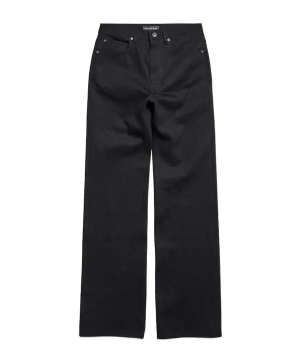 Balenciaga Straight-leg Jeans - Black