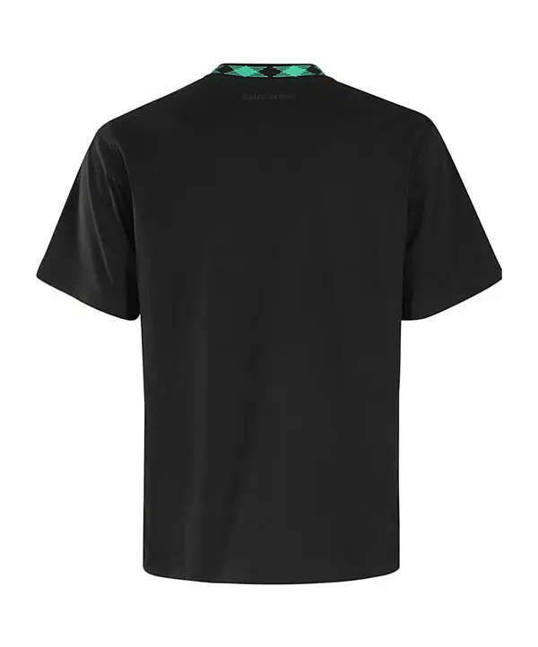 WALES BONNER Logo Patch Crewneck T-shirt - Black