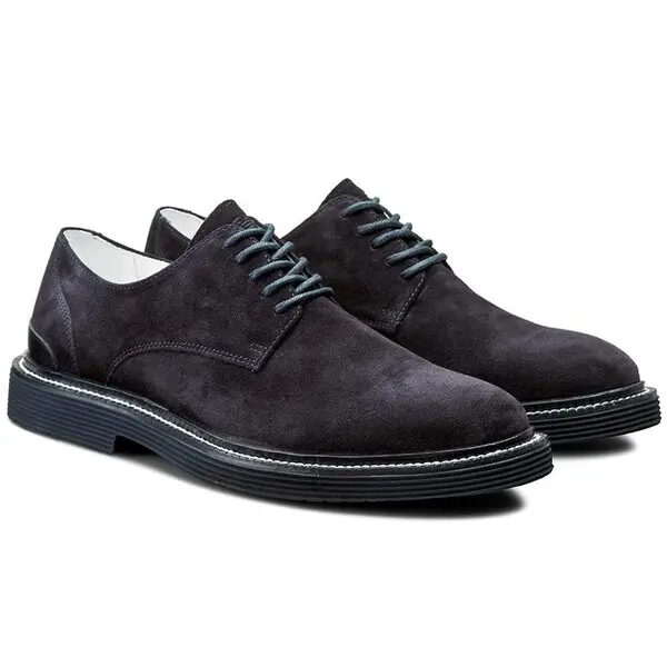 Emporio Armani Suede Derby Shoes