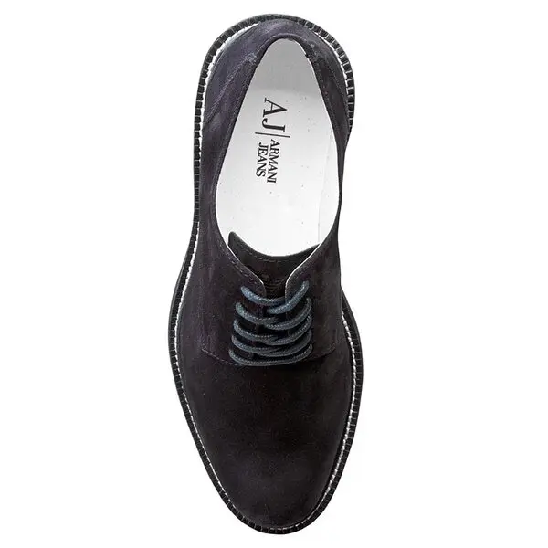 Emporio Armani Suede Derby Shoes