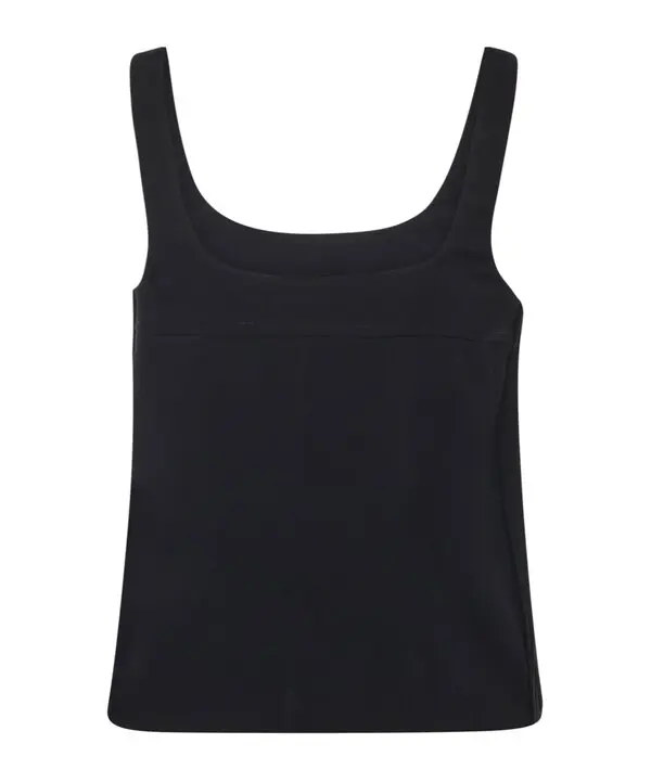 Pinko Scoop Neck Crepe Tank Top