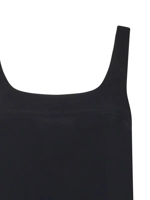 Pinko Scoop Neck Crepe Tank Top