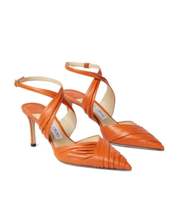 JIMMY CHOO Cusp High-heeled Sandals With Buckle Ankle Straps