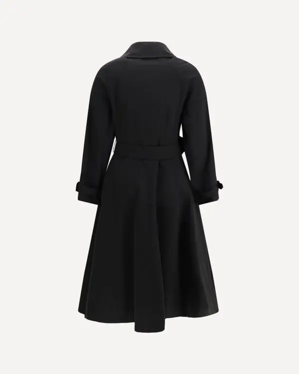 Burberry Ellingham Belted Trench Coat - Black