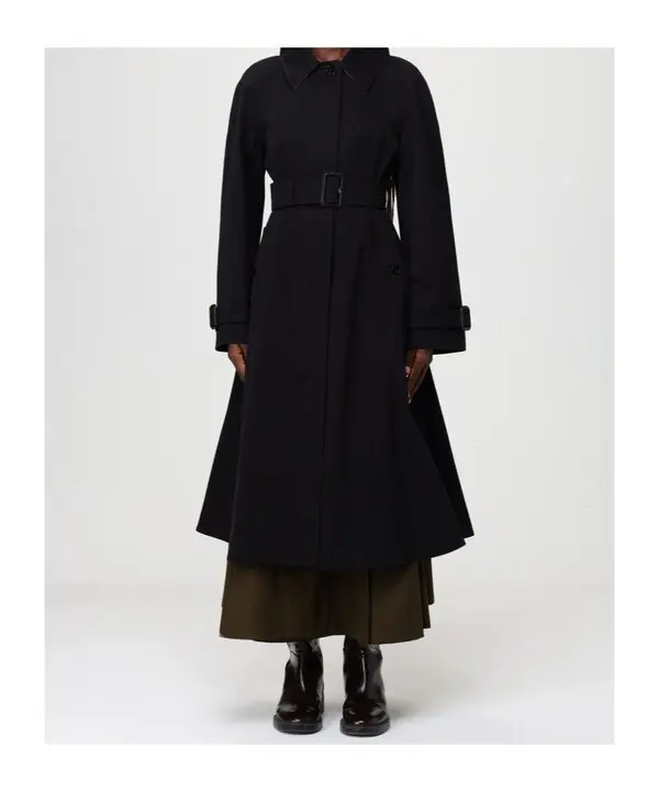 Burberry Ellingham Belted Trench Coat - Black