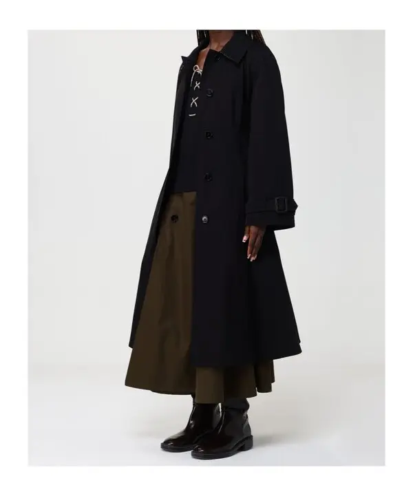 Burberry Ellingham Belted Trench Coat - Black