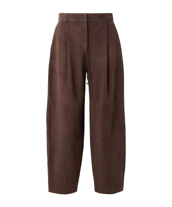 Co Tailored Cropped Trousers With Belt Loops