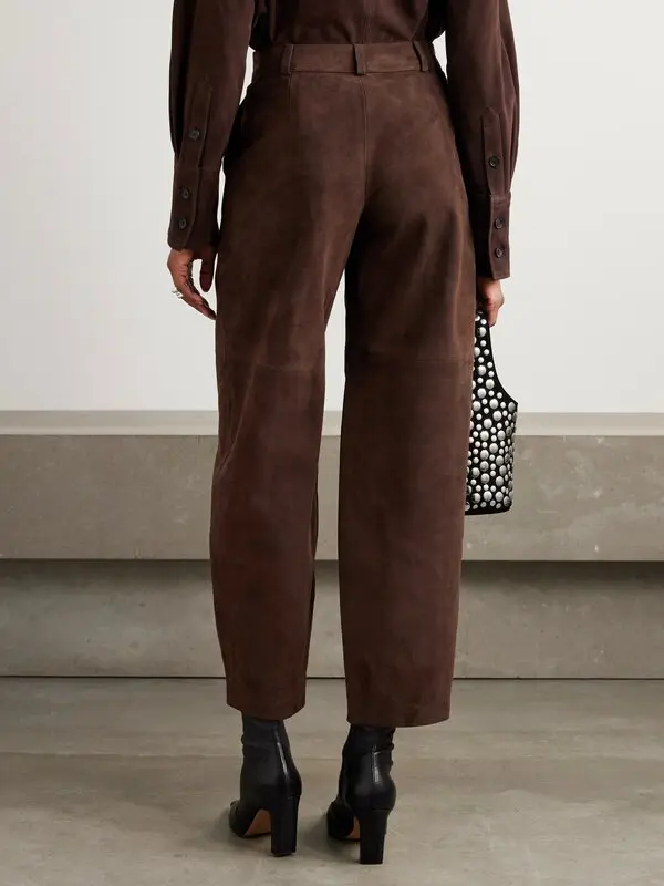 Co Tailored Cropped Trousers With Belt Loops