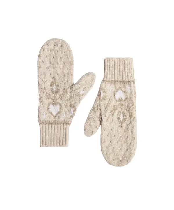 Khaite Christel Mittens - Off White