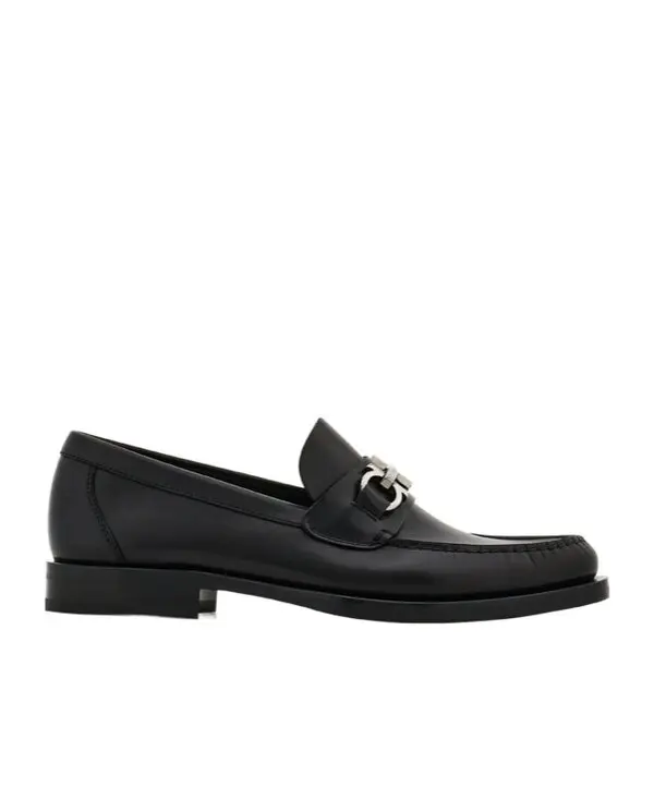 FERRAGAMO Gancini Buckle Slip-on Loafers