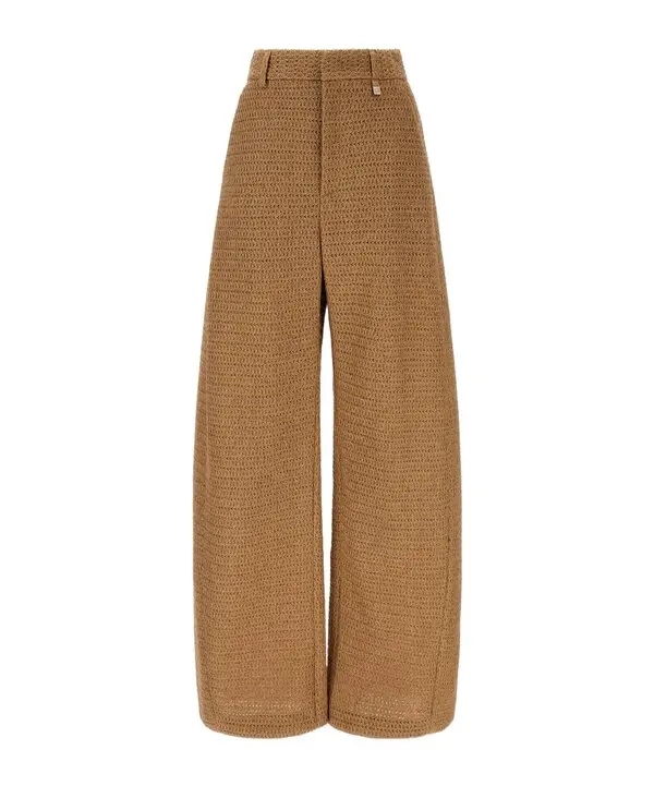 Giuseppe Di Morabito High Waist Wide-leg Raffia Trousers