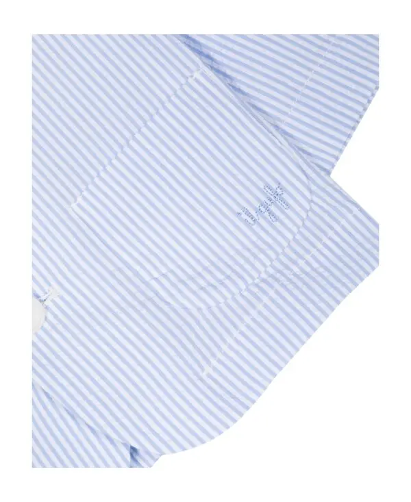 IL GUFO Single-breasted Striped Blazer - Blue