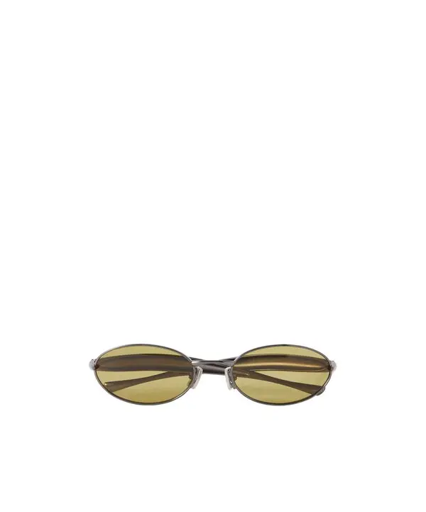 Bottega Veneta Oval Frame Sunglasses - Nude