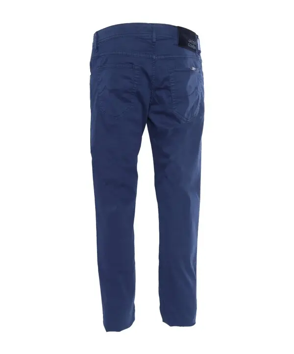 Jacob Cohen Nick Mid-rise Slim-fit Trousers - Blue
