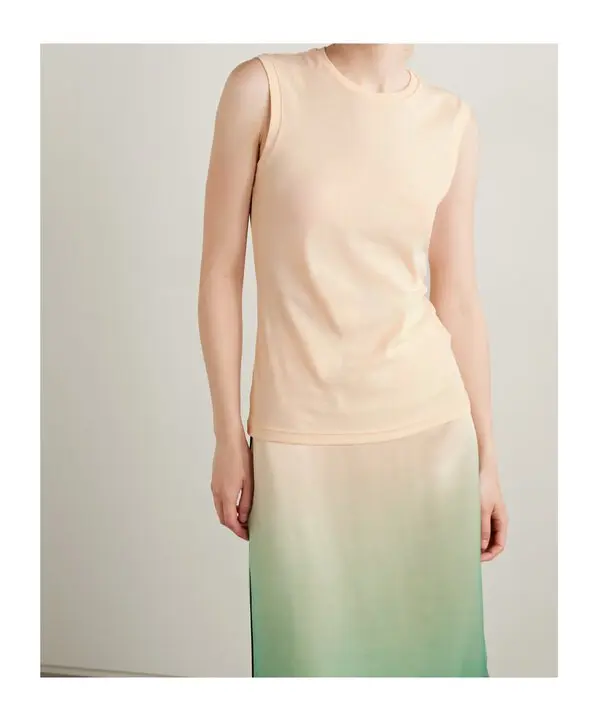 JIL SANDER Set Of Three Cotton-jersey Tops - Peach