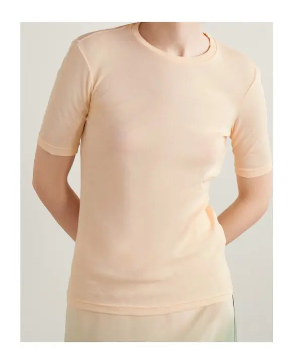 JIL SANDER Set Of Three Cotton-jersey Tops - Peach