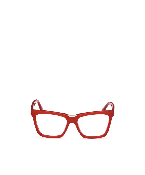 Max Mara Logo-print Cat-eye Frame Glasses - Red