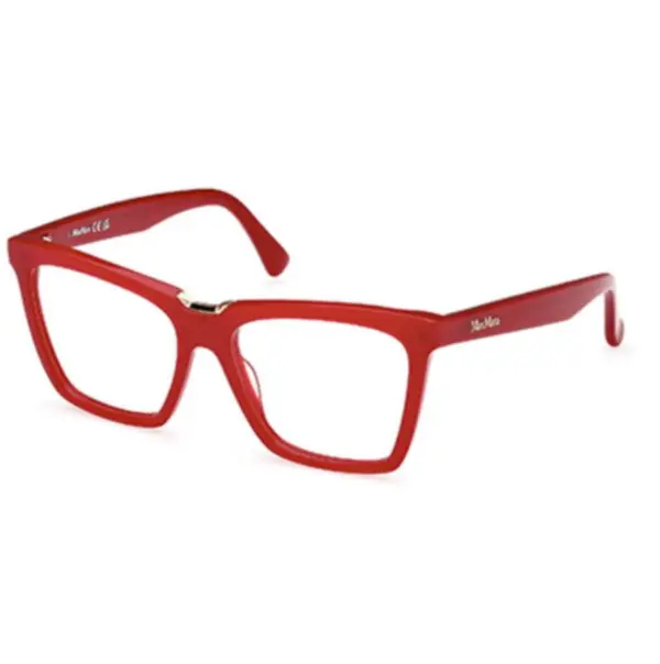 Max Mara Logo-print Cat-eye Frame Glasses - Red