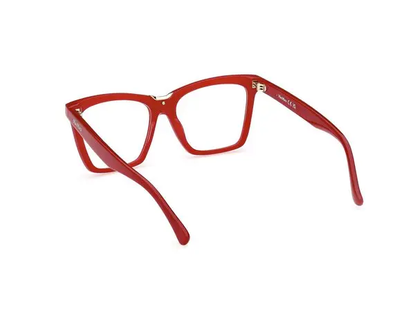 Max Mara Logo-print Cat-eye Frame Glasses - Red