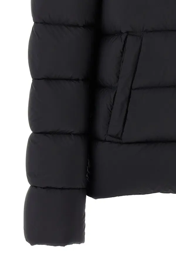 Herno Hooded Quilted Bomber Jacket - Blue