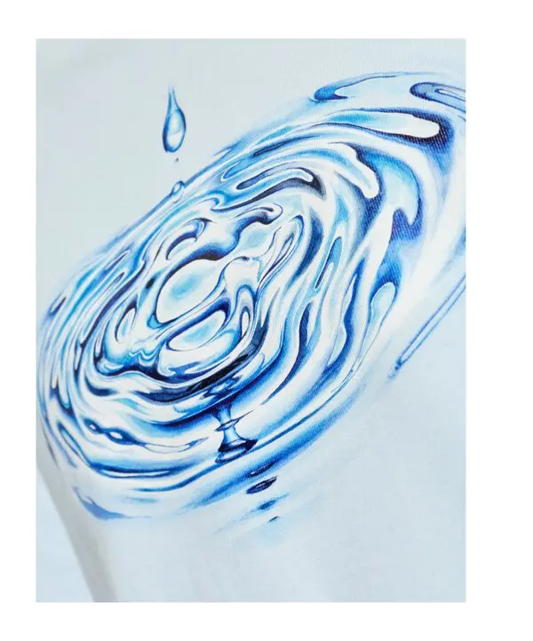 Casablanca Drip T-shirt - Light Blue