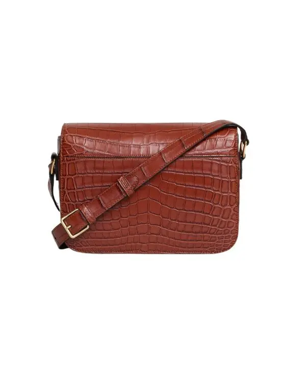 Celine Classique Triomphe Bag In Niloticus Crocodile