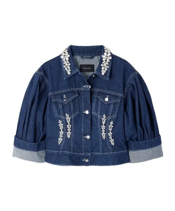 Simone Rocha Embellished Denim Jacket