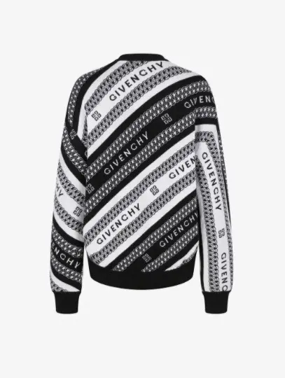 Givenchy Intarsia-logo Crewneck Jumper