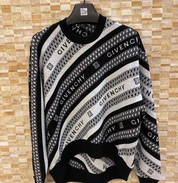 Givenchy Intarsia-logo Crewneck Jumper