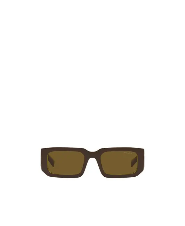Prada Rectangular Frame Sunglasses - Green