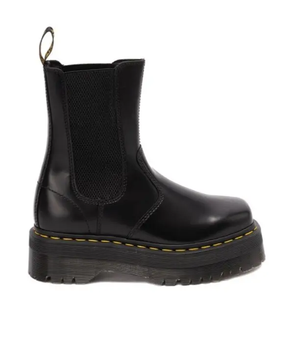 Dr. Martens 2976 Platform Leather Chelsea Boots - Black