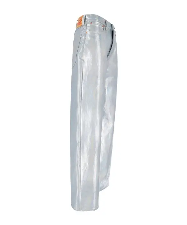 Junya Watanabe Wide-leg Metallic Trousers