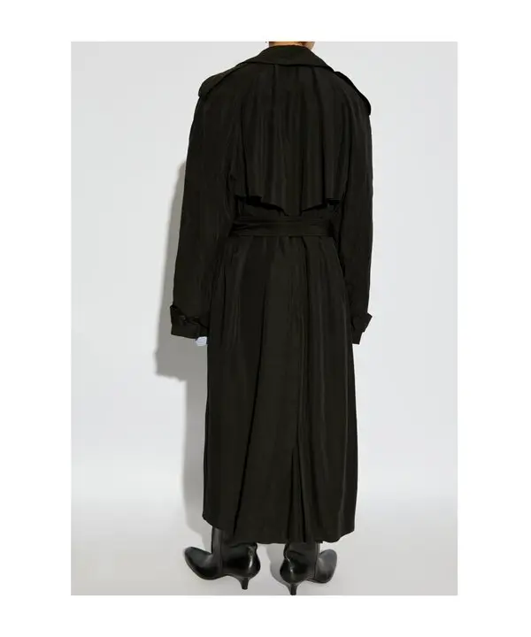 Balenciaga Belted Button-up Trench Coat