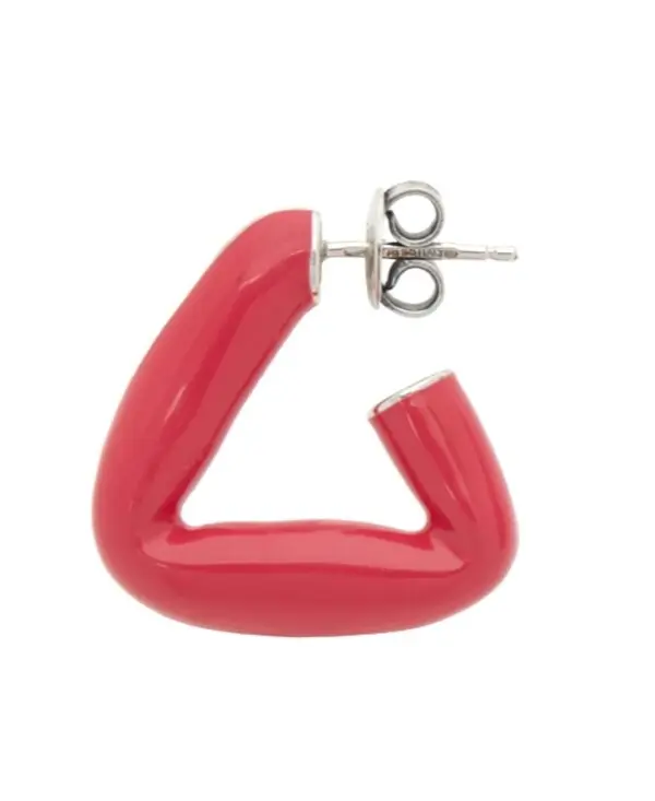 Bottega Veneta Triangular Hoop Earrings