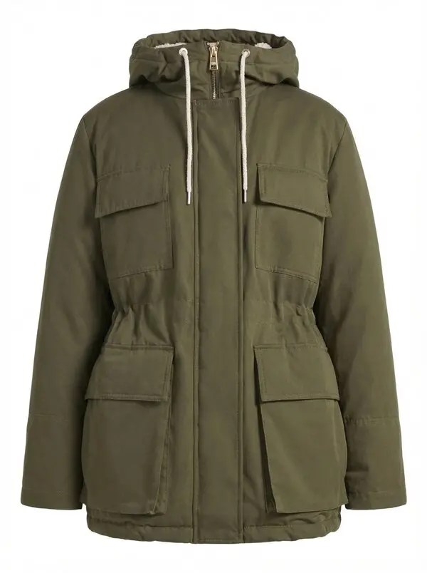 Seventy Padded Anorak With Hood And Flap Pockets