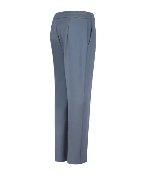 Max Mara Pleat Detailed Tapered Cropped Trousers - Blue