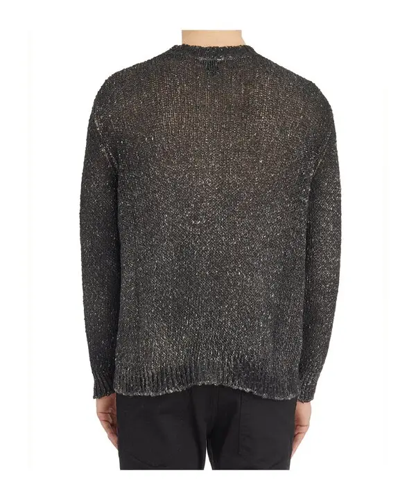 Avant Toi Crew Neck Sweater - Black