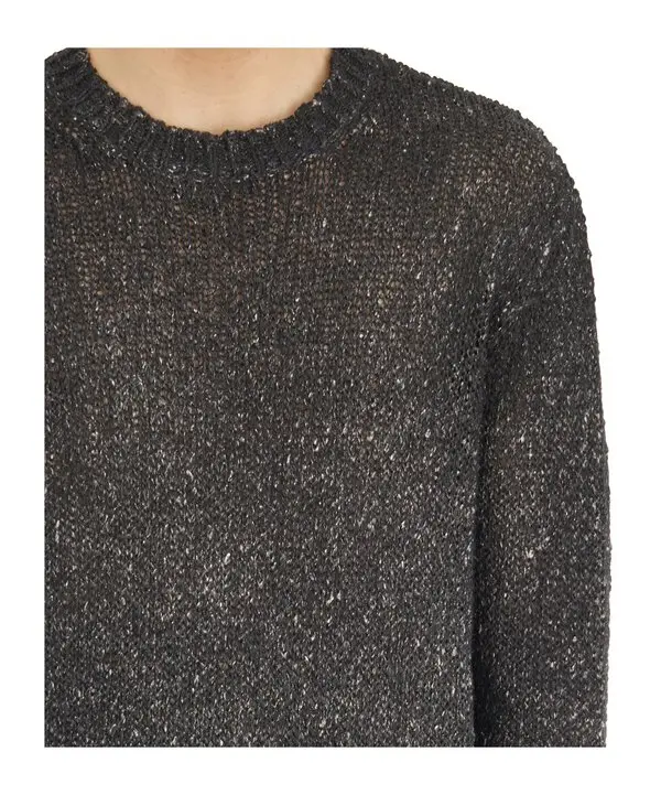 Avant Toi Crew Neck Sweater - Black