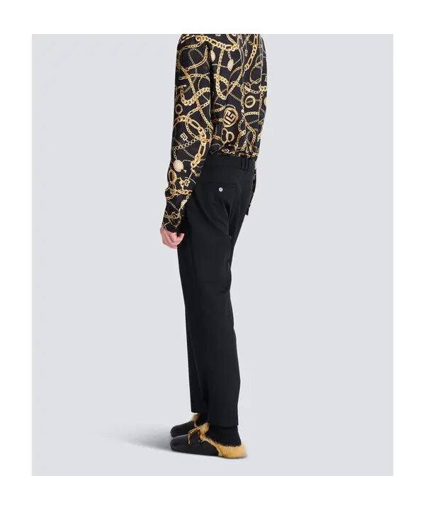 Balmain Pleat Detailed Trousers
