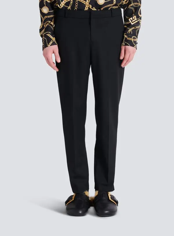 Balmain Pleat Detailed Trousers