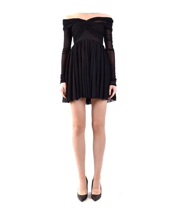 Philosophy Di Lorenzo Serafini Mesh Long Sleeve Mini Dress