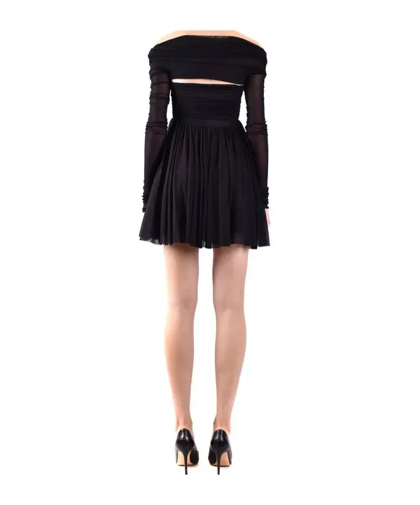 Philosophy Di Lorenzo Serafini Mesh Long Sleeve Mini Dress