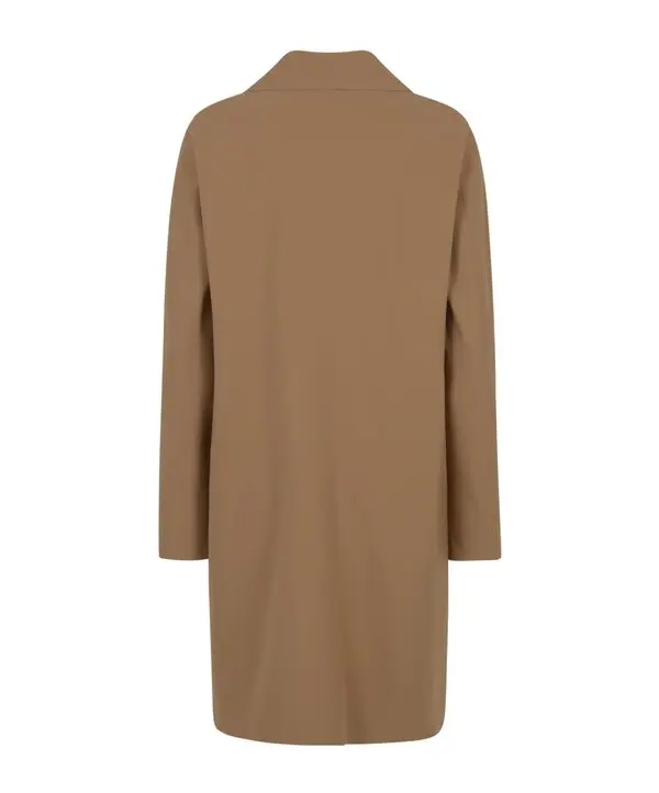 Herno Single-breasted Long-sleeved Coat - Brown