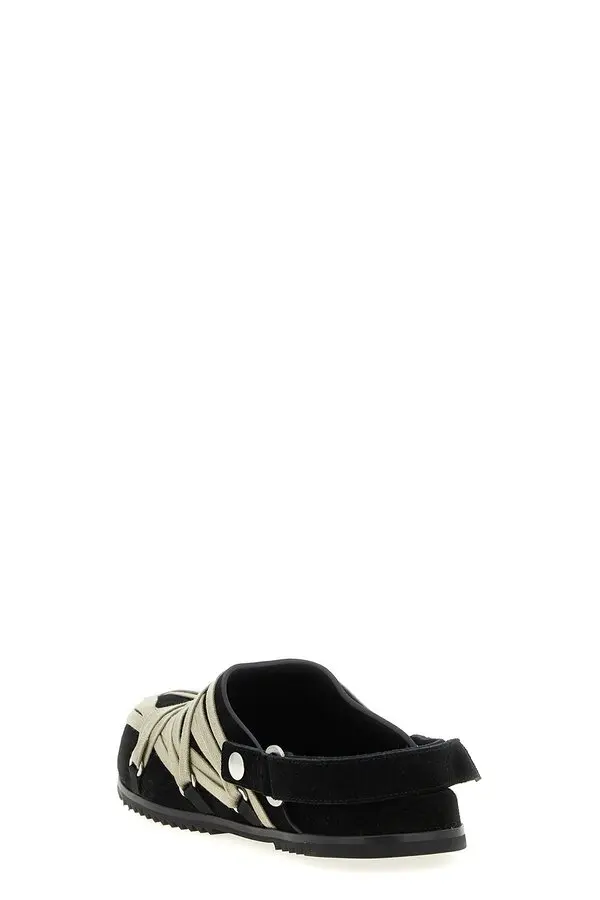 Rick Owens Megalace Strapped Mules